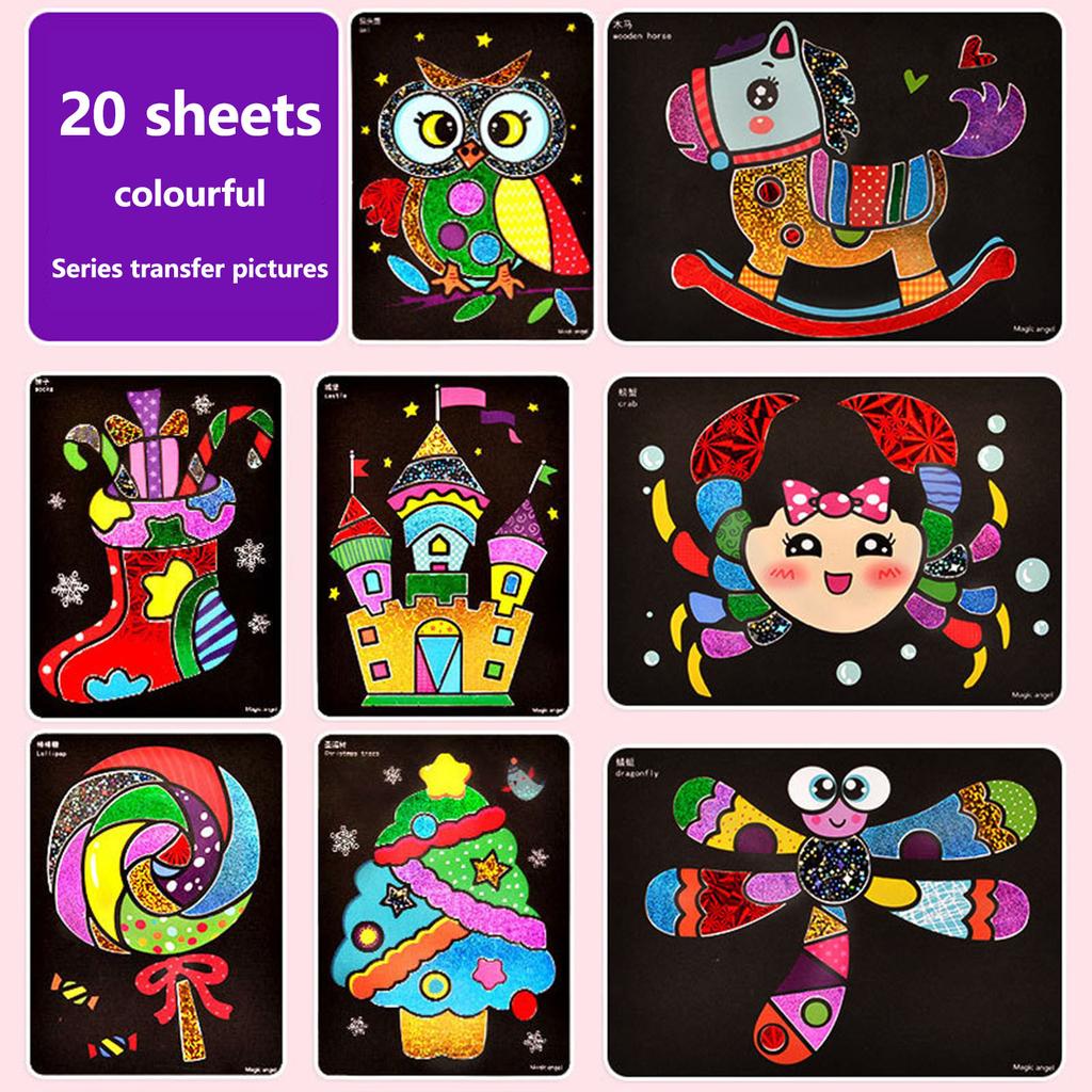 Satın alın Children's Art Stickers, Creative Diy Manual Stickers ...