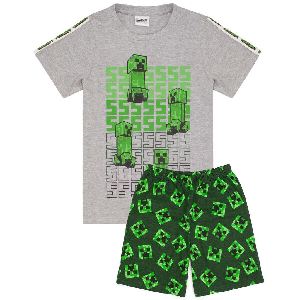 Cheap Minecraft Boys Shorts Pajama Set | Joom