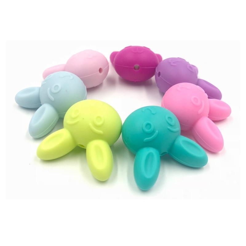 Buy Cute Silicone Animal Teether Silicone Beads Jewelry Accessories at ...