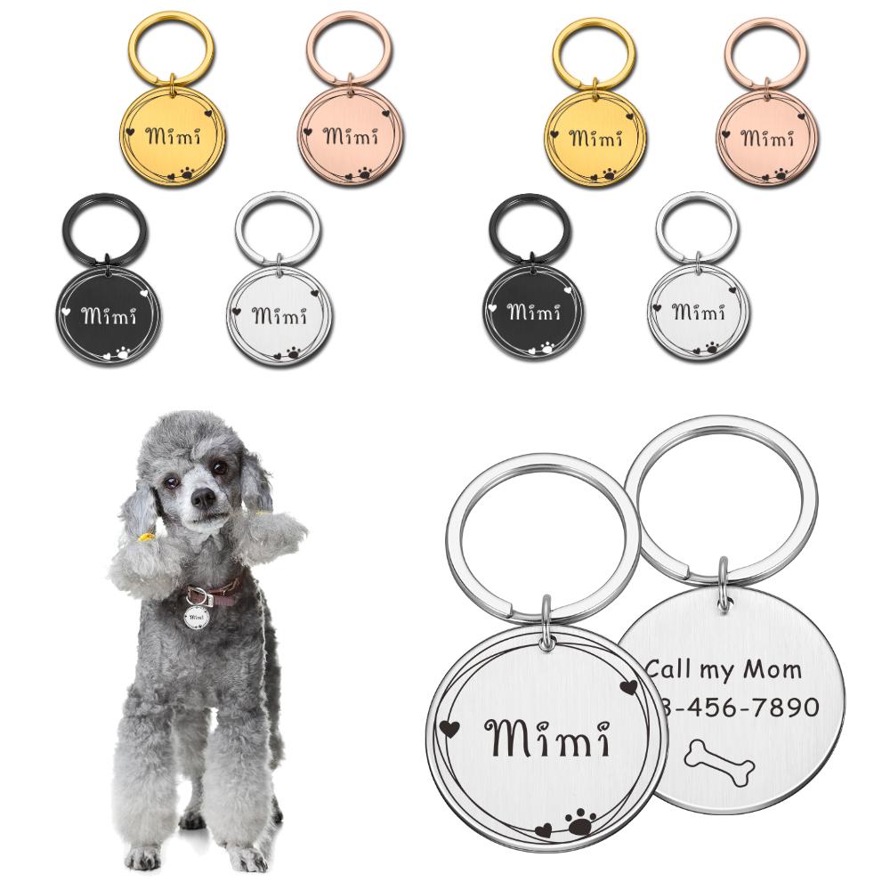 Buy Pet Id Tags Anti-Lost Personalized Cat Dog Puppy Id Tag Pet Dog ...