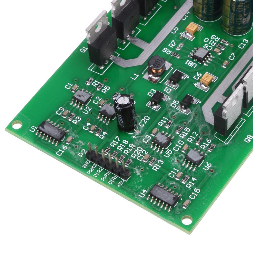 Dual Motor Driver Module Board H-bridge DC MOSFET IRF3205 3-36V 10A ...