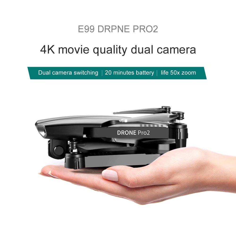💰Kaufe Neue E99 Pro2 RC Mini Drohne 4K 1080P 720P Dual Kamera WIFI FPV ...