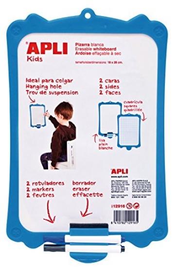 Buy Dry Erase Slate Apli + 2 Markers & 1 White Eraser / 1 Side Séyès ...