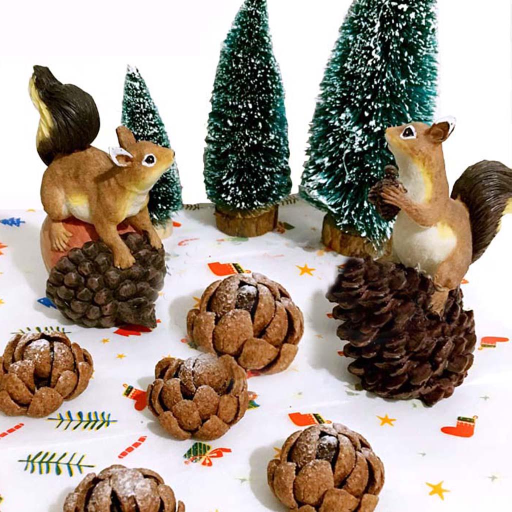 Buy 4pcs Handmade Resin 2 Squirrel Set Statue Home Garden Ornaments ...