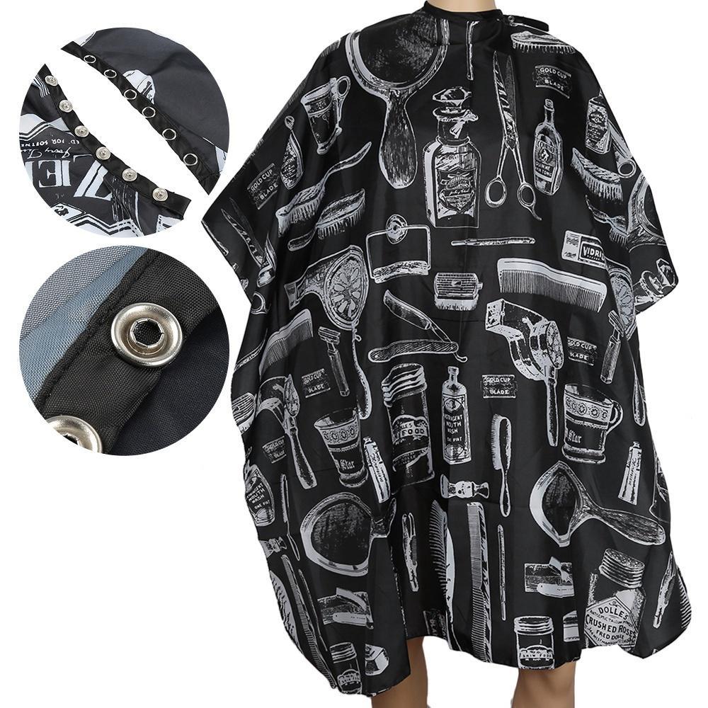 Buy Cutting Hair Waterproof Cloth Salon Barber Gown Cape Hairdressing ...