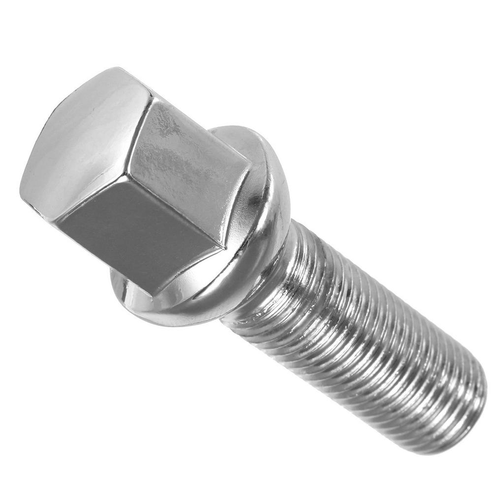 Buy 2X M14 X 1.5 35Mm 17Mm Silver Radius Aolly Wheel Nuts Bolts Thread ...