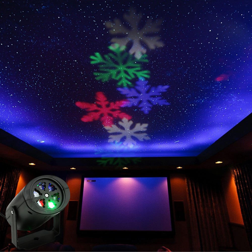 Buy LED Projector Light RGB Wall Lamp Image Projection Xmas Pattern For ...