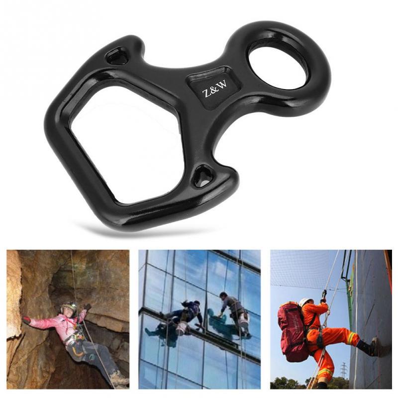 Buy 25KN Figure 8 Word Rope Descender Rappel Ring Rock Climbing Rescue ...