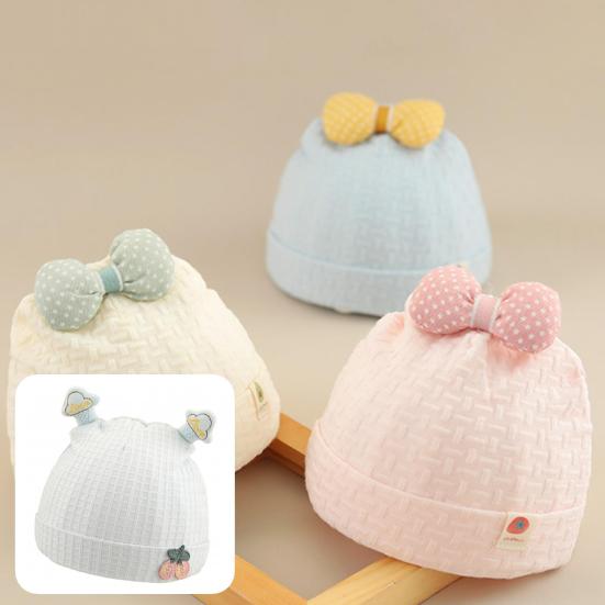 Cozy Comfortable Head Protection Fashion Newborn Beanie Cotton Baby ...