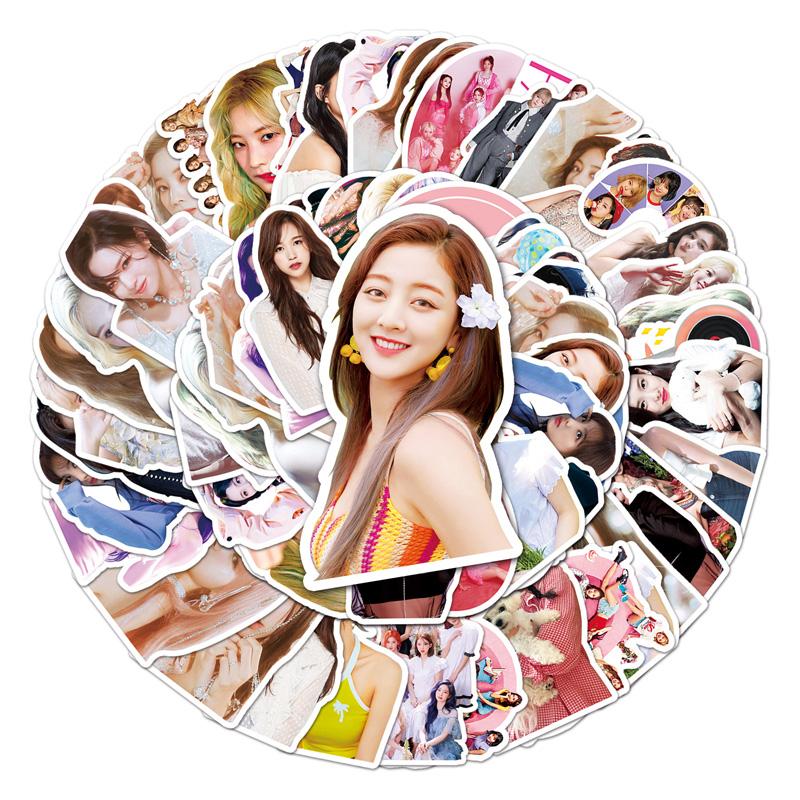 Buy 50Pc Skateboard Stickers Twice Girl Group Stickers Skateboard ...