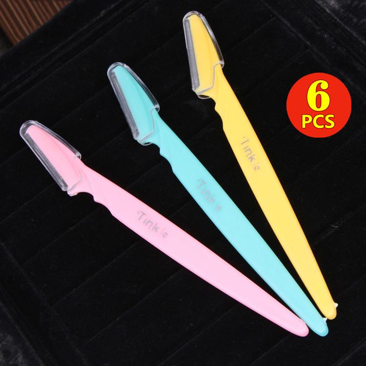 Buy 6 PCS Professinal Lightweight Eyebrow Trimmer Shaver Knife Prevent ...