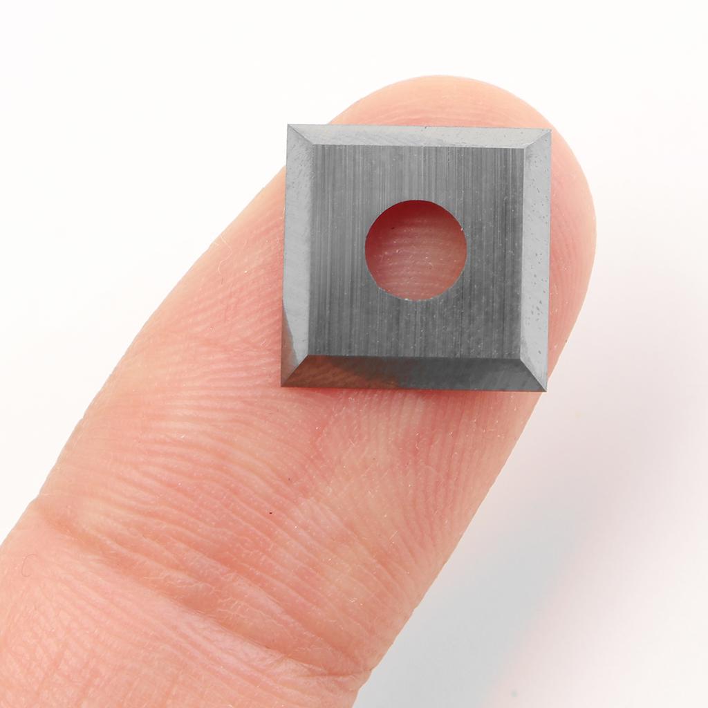 10 pcs 11mm Square Carbide Insert Cutter 4-Edge for Wood Working ...