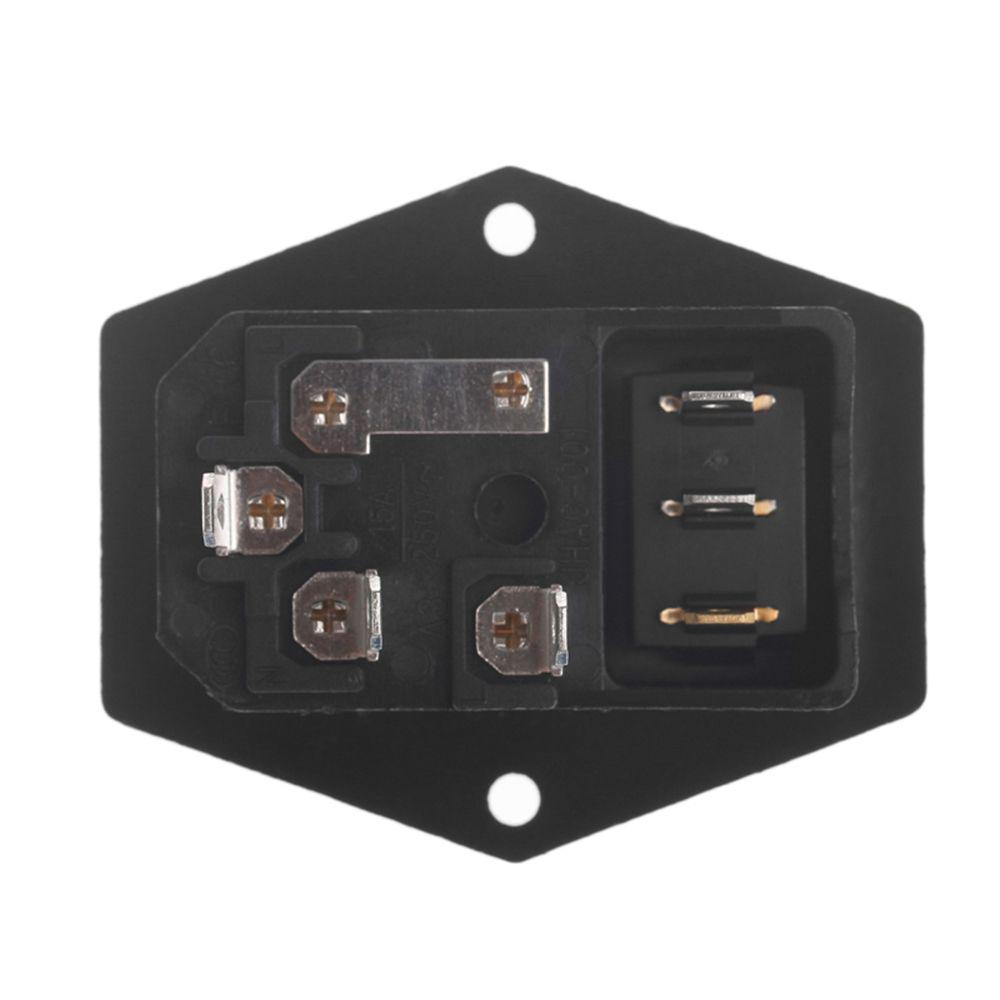 Power Switch Inlet Male Fuse Module Plug 3 Pin 10A 250V uygun fiyatlı ...