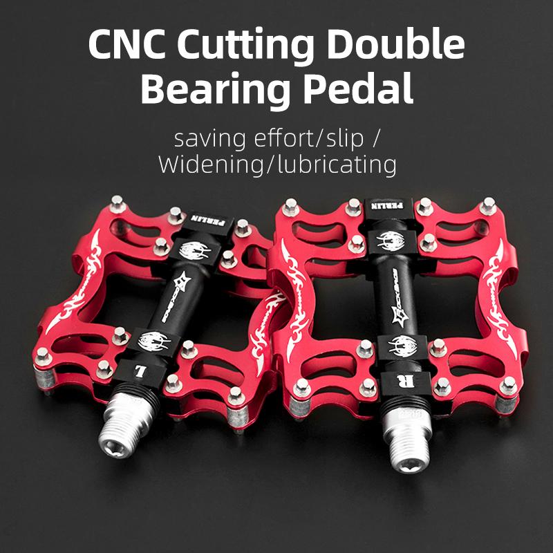ROCKBROS Bicycly Pedal CNC Aluminum Alloy Bike Pedals Flatform Anti ...