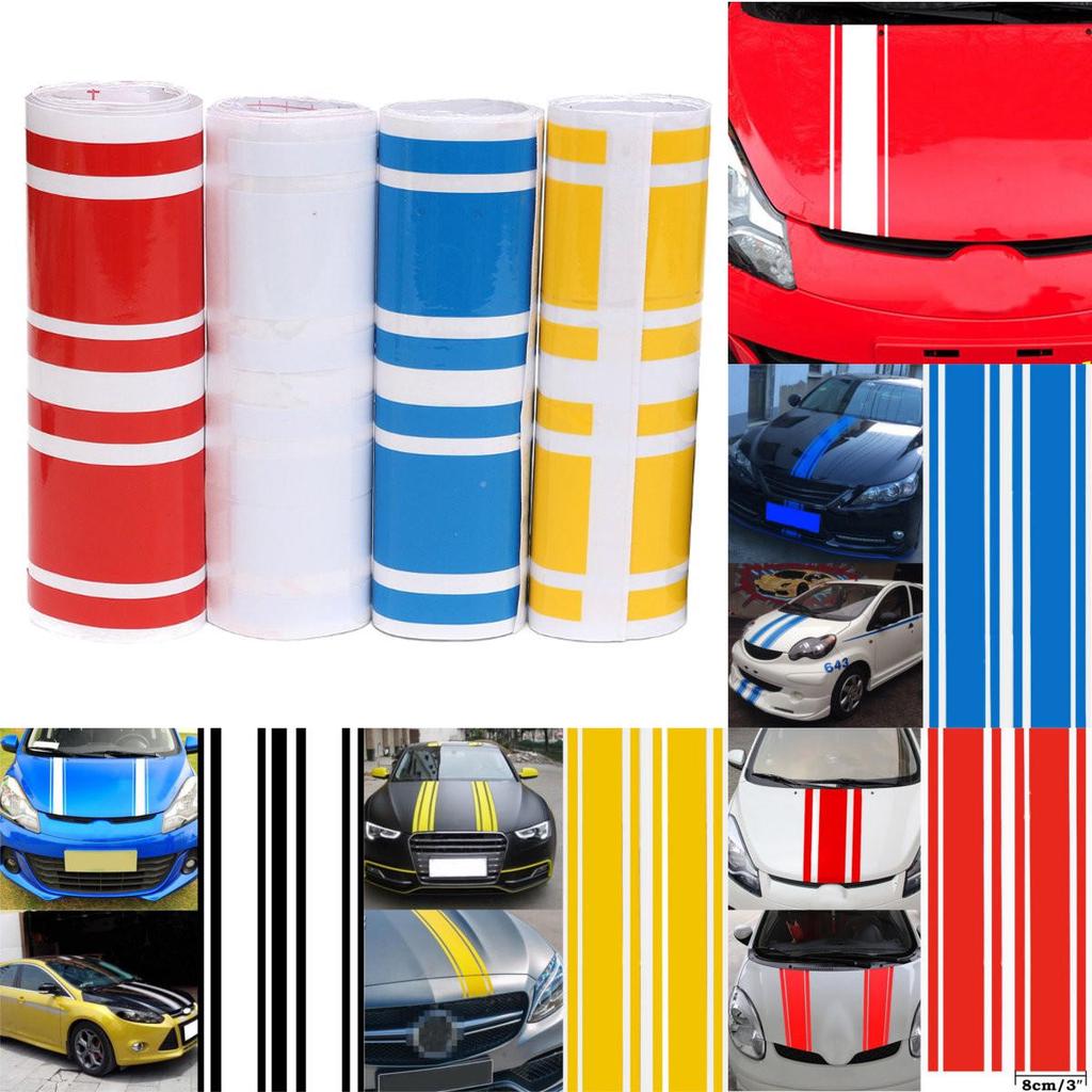Buy DIY Vinyl Racing Stripe Pinstripe Decal Stickers For Car Vehicle ...