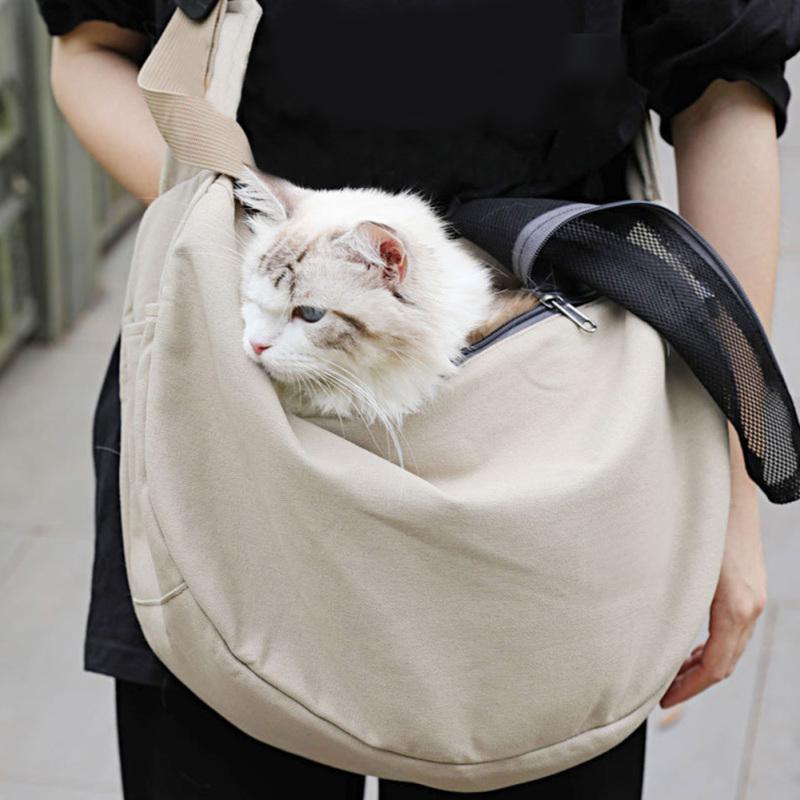 Buy Portable Single Shoulder Bag Satchel for Pet Cat Dog Outdoor Hiking ...