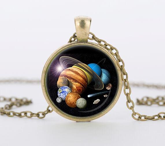 Buy 2015 New Solar System Pendant Astronomy Pendant Space Jewelry ...