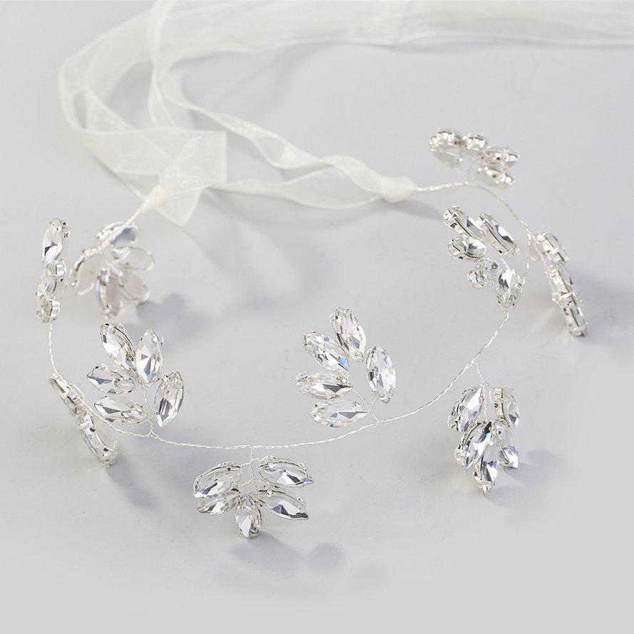 Buy KC Rhinestone Soft Chain Hair Band Bridal Wedding Hair Decoration ...