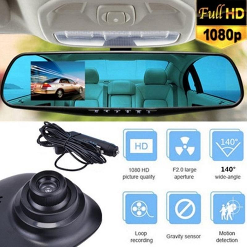 HD 1080P Car DVR Camera 2.8inch LCD Display Screen 90° Car Rearview ...