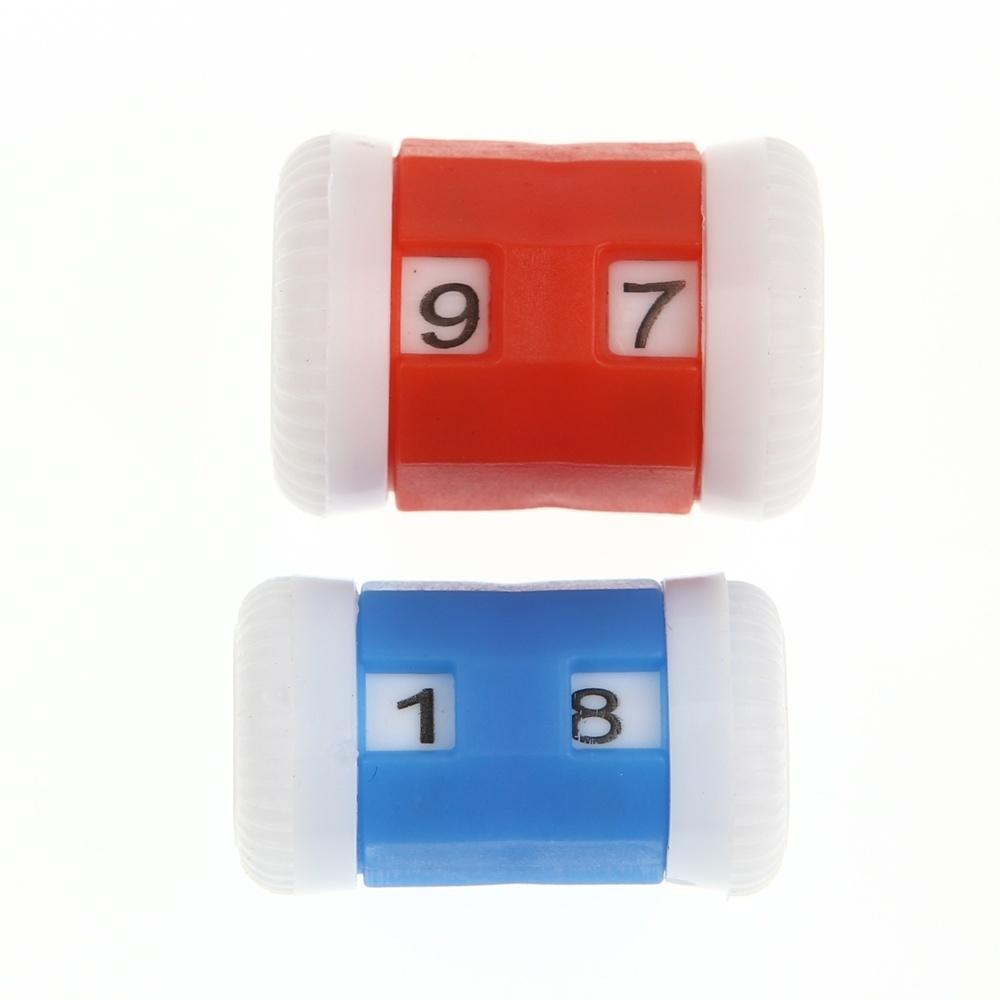 Buy 2/20x Plastic Row Counters 2-Sizes Stitches Knitting Counting ...