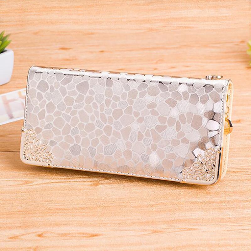 Buy Women Fashion Luxury Evening Long Purse Wallet Leather Clutch Bag ...