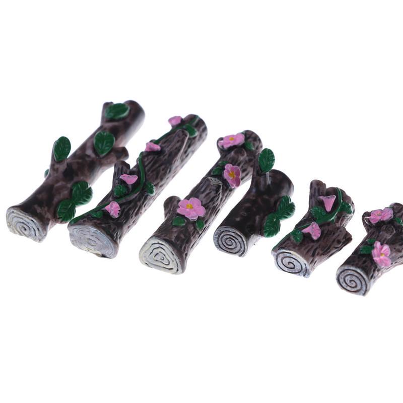 Buy Fairy Cherry Tree Tree Stump Garden Miniature Home Decor Crafts DIY ...