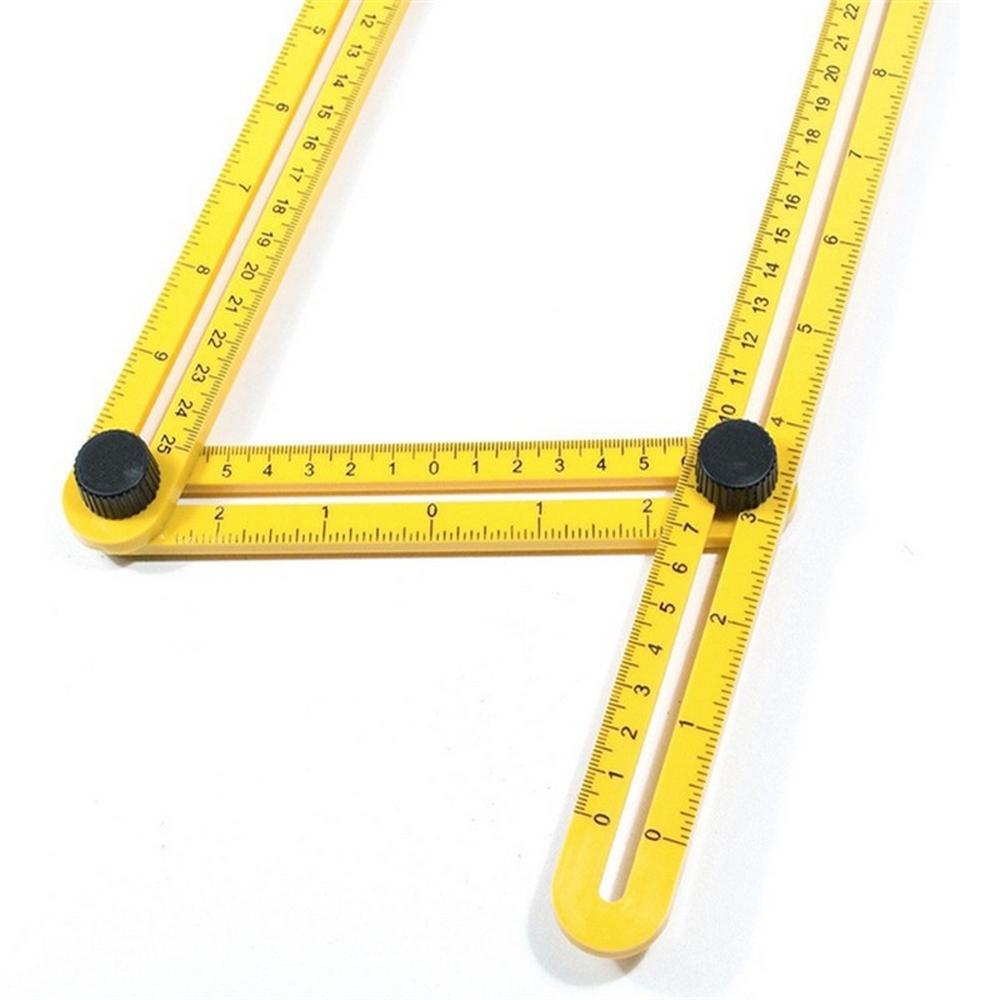 Multifunktions Winkel Lineal Vorlage Tool einfach messen Winkel-Izer ...
