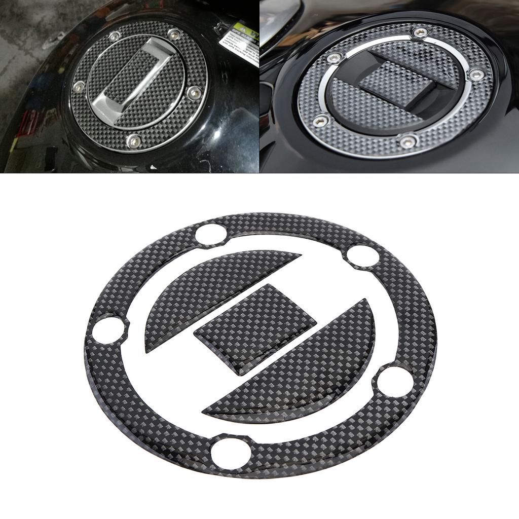 Buy Rubber Circular Black Motorcycle Fuel Tank Protector Sticker for ...