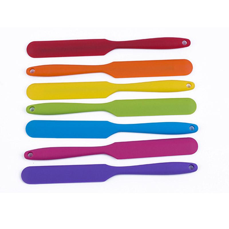 1PC Non Stick Baking Heat Resistant Silicone Spatulas Cake Flour Mixing ...