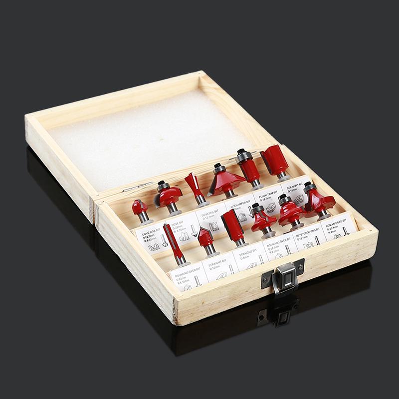 12Pcs Milling Chisel Cutter Trimming Engraving 8mm/0.3inch Tools Kit ...