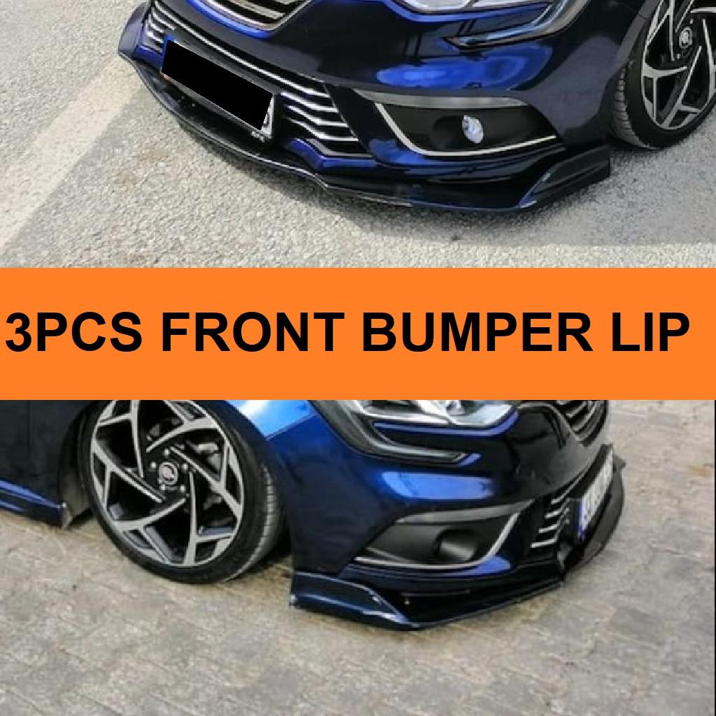 For Renault Megane MK4 Front Bumper Lip Body Kit Spoiler Splitter ...