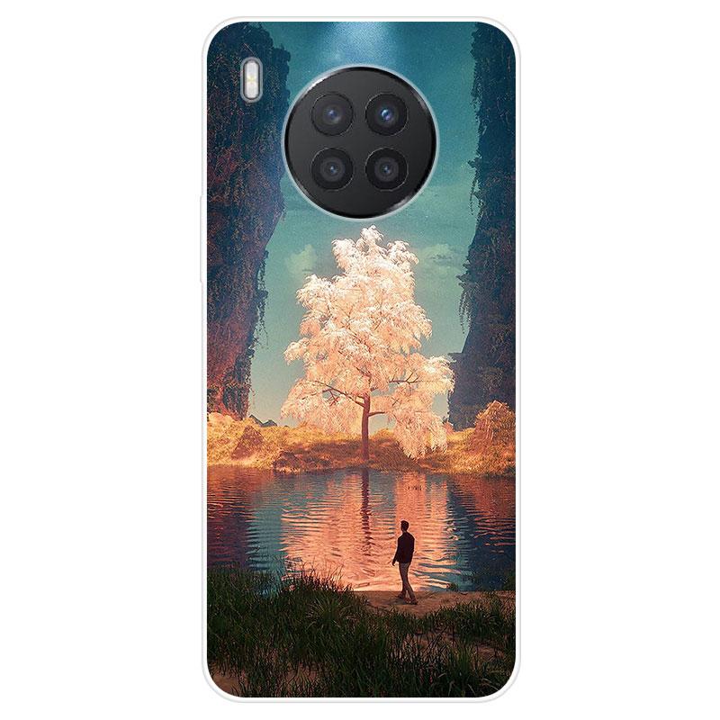 Buy For Huawei Honor 50 lite Honor50 NTN-LX1 NTH-NX9 Case Soft Silicone ...