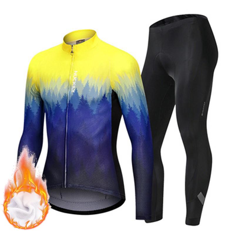 Goedkope Men's/Women's Spain Pro Outdoor Riding Bike Uniform Men Winter ...