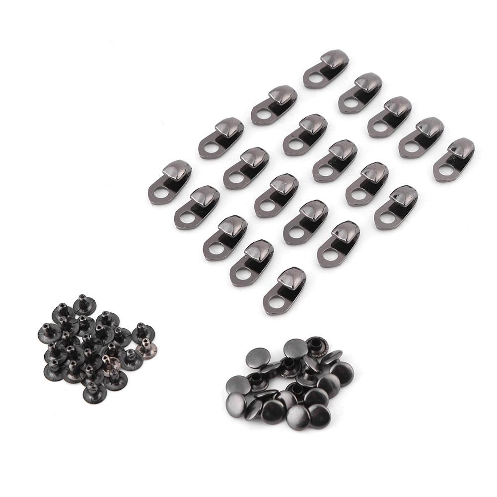 Buy 20pcs/set Boot Hooks Lace Fittings With Rivets for Repair/Camp/Hike ...