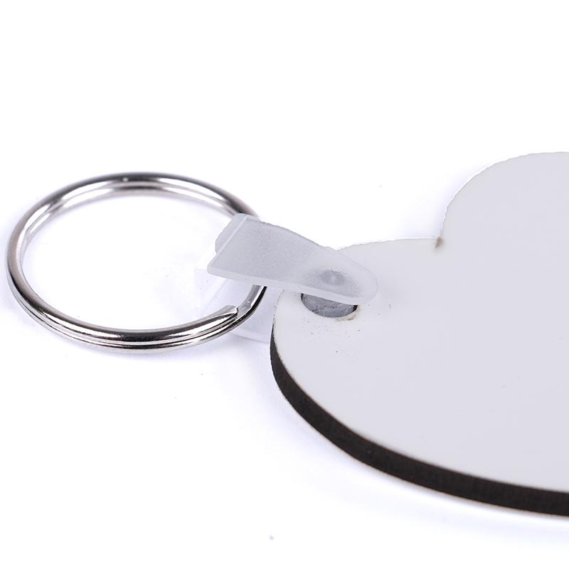 Buy 1/5/10Pcs Diy Sublimation Wooden Board Printing Key Rings Blank Key ...