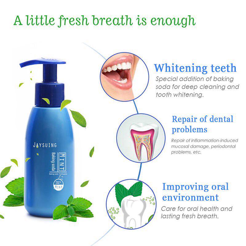 Buy Baking Soda Toothpaste Whitening Toothpaste With Press Type Mint ...