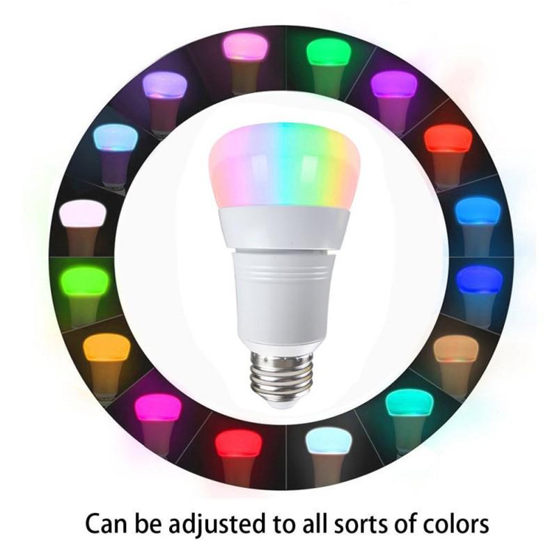 Buy Wifi Bulb Smart Bulb WiFi Remote Control Smart LED Bulb E27/B22 RGB ...