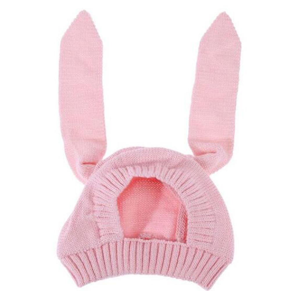 Buy Unisex Rabbit Ears Baby Hats Soft Warm Cute Toddler Kids Knitted ...