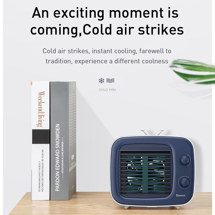 Buy Baseus Mini Air Cooler Fan Portable Air Conditioner Humidifier ...