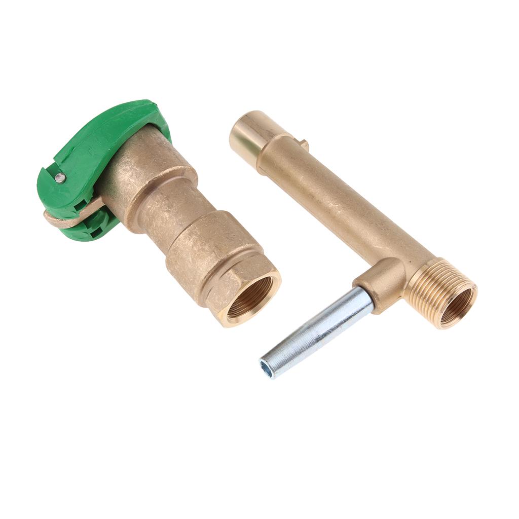 Buy 1 Inch Dn25 Water Intake Valve Brass Coupling Garden Irrigation at ...