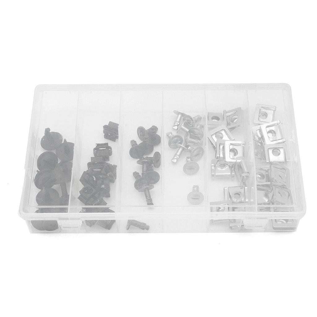 60PCS Car Pin Clip Nut Engine Protection Pan Hardware Kit For Audi A4 ...
