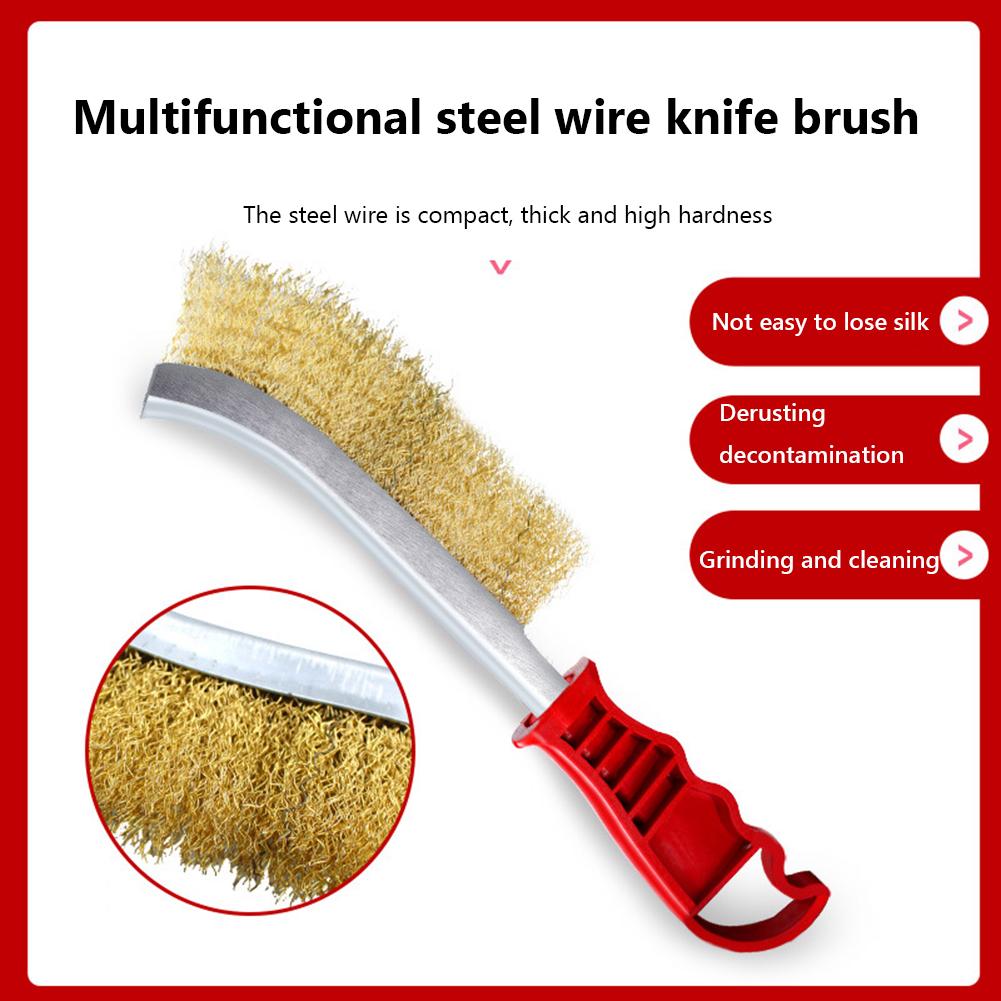 Cheap Multifunction Barbecue Clean Brush Steel Wire Knife-Shaped Rust ...