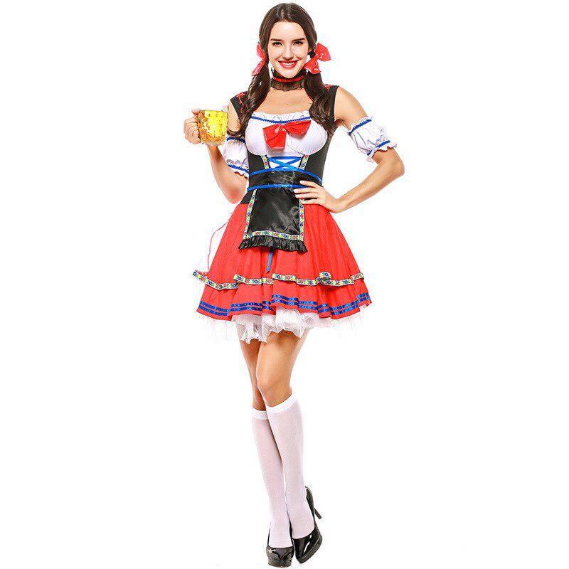 Buy Beer Wench Costume For Women Traditional Oktoberfest Waitre at ...