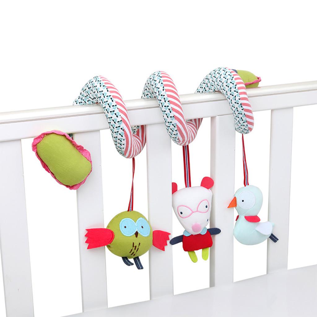 Buy Hanging Bed Children's Multi-Function Plush Audio Baby Stroller Toy ...