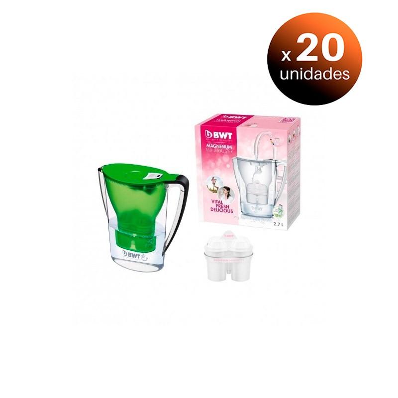 Buy Pack Of 20 Units. Bwt Penguin Green 2.7 Liter Bwt Magnesium Water ...
