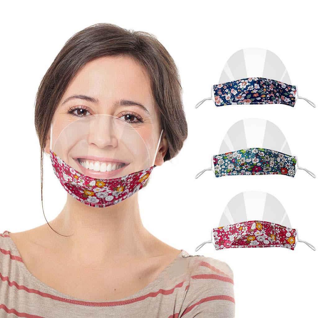 Buy Mini Shield Washable Reusable Comfortable Transparent Visual Mask ...