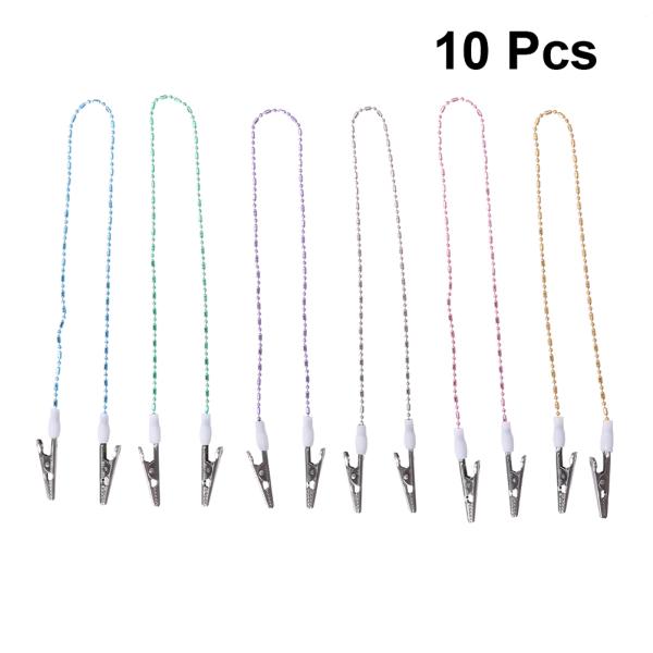 Buy 10pcs Dental Chain Clips Useful Dental Chain Clips Metal Chain ...