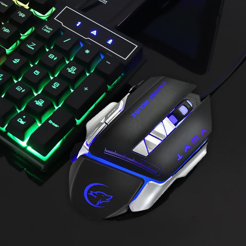 Buy G810 Wired Mouse 3200DPI LED Optical 7D USB Wired Gaming Mouse For ...