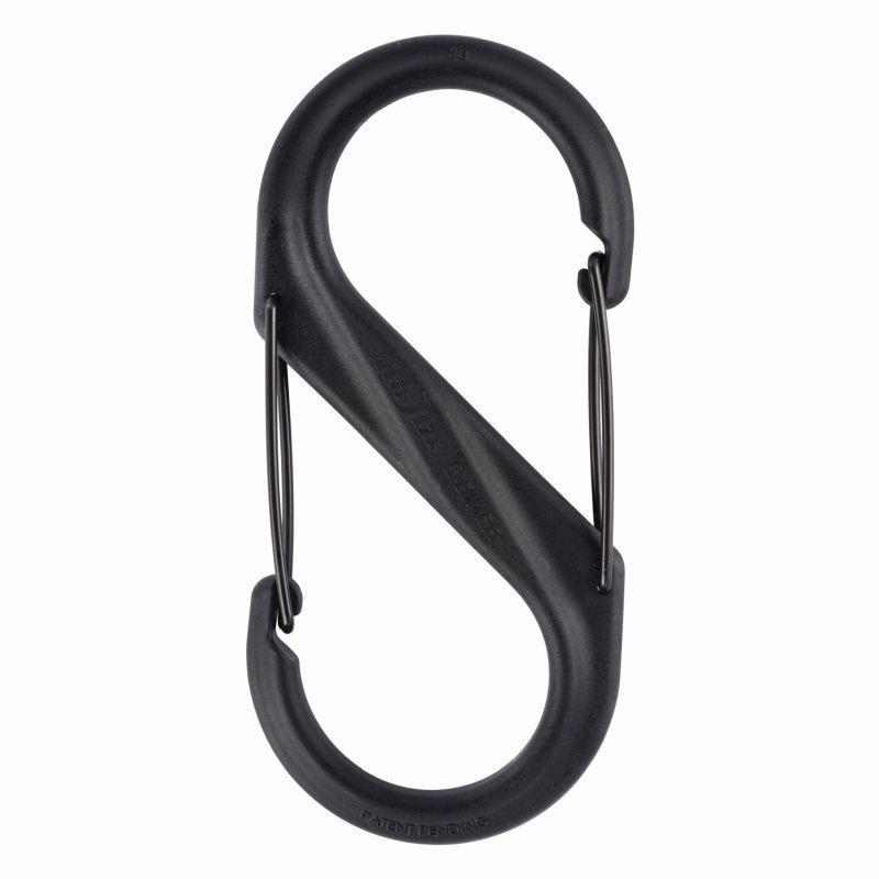 Nite ize plastic s-biner size #8 - black w/black gates inne sbp8-03 ...