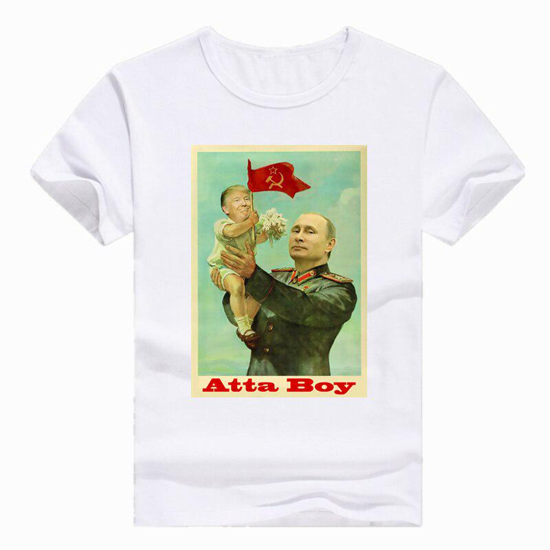 Buy Russian President Putin Men's T-shirt Women's Short Sleeve at ...